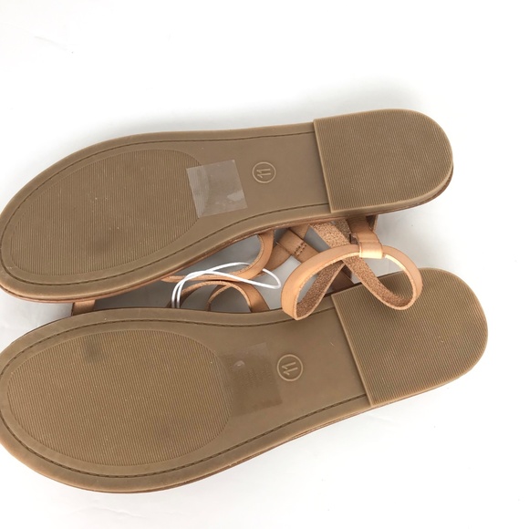 Universal Thread | Shoes | Tera Tan Naked Faux Leather Ankle Strappy ...